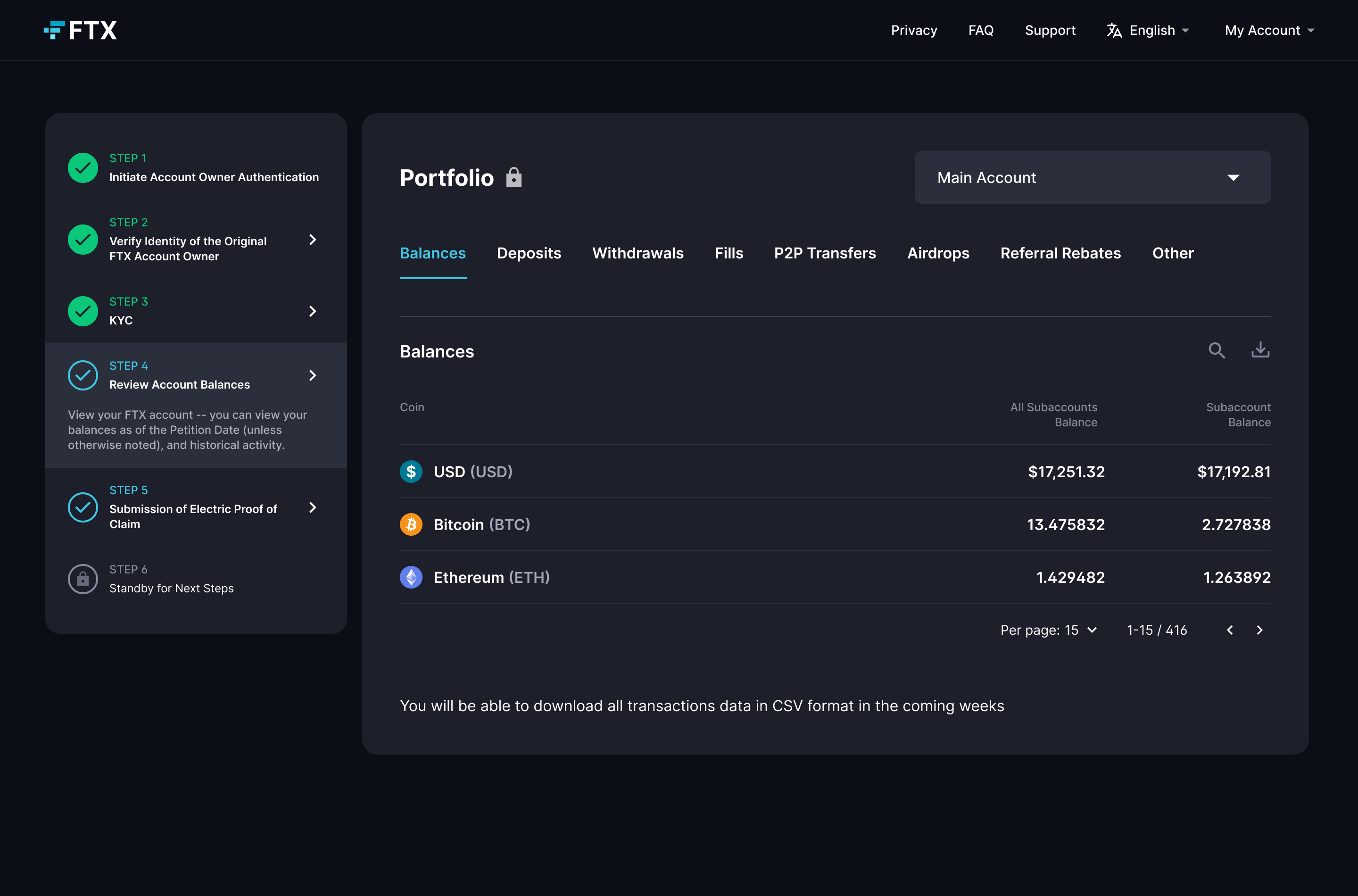 Filing a Customer Claim – FTX